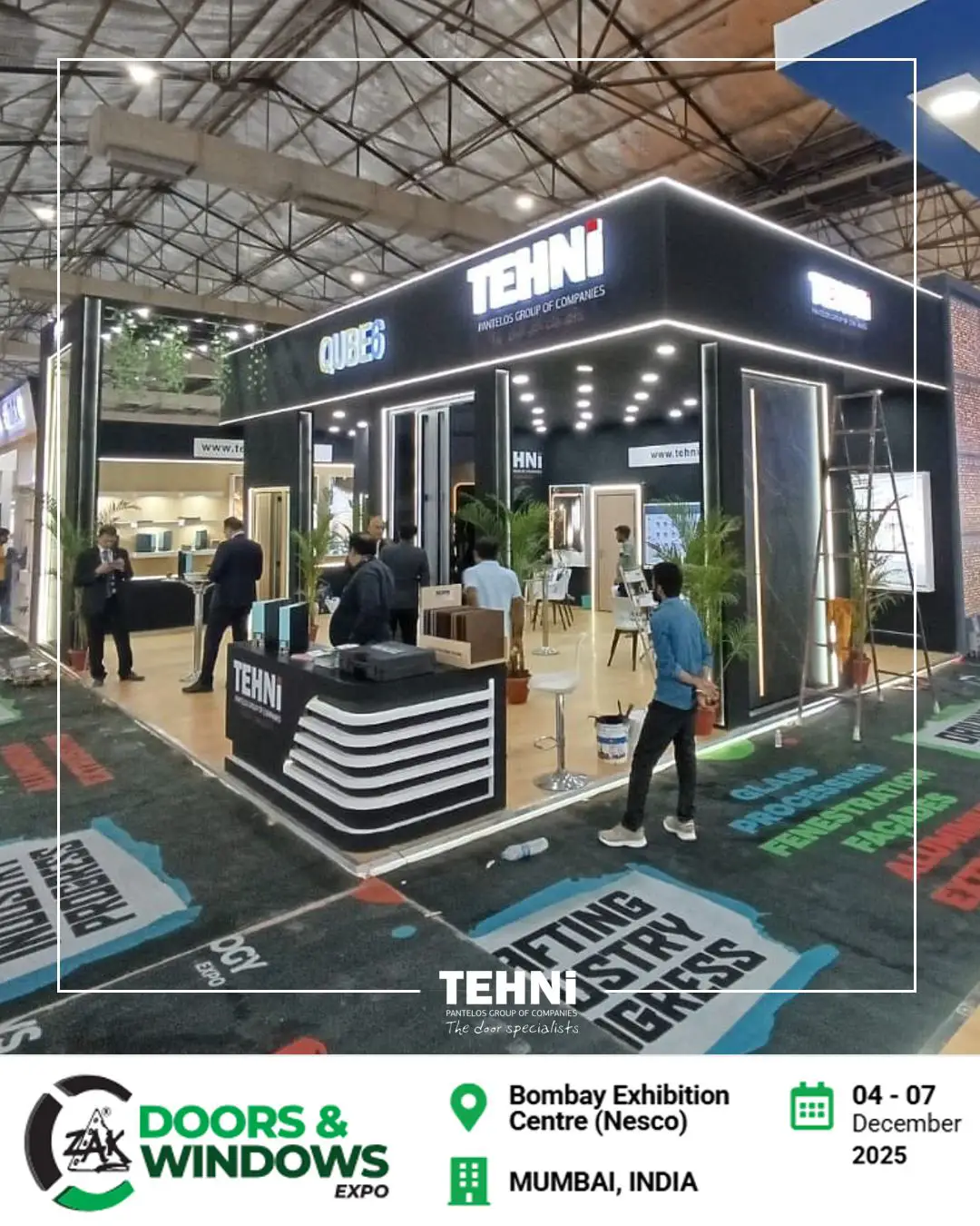 TEHNi at the Doors & Windows Exhibition in Mumbai, India | TEHNI S.A.